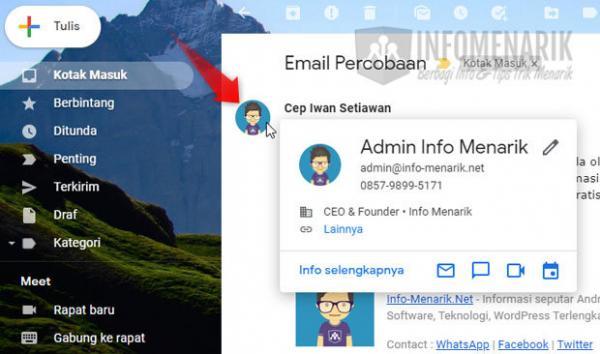 Cara Menambahkan Foto Profil di Email Domain Sendiri | Info Menarik
