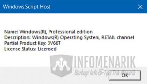 Cara Cek Windows 10 Original atau Bajakan di PC atau Laptop | Info Menarik