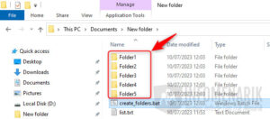 Cara Membuat Banyak Folder Sekaligus di Komputer Windows | Info Menarik